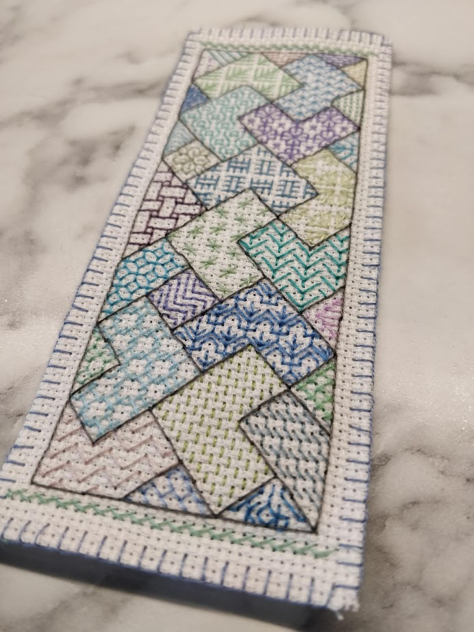 Blackwork Bookmark – No Ordinary Notes